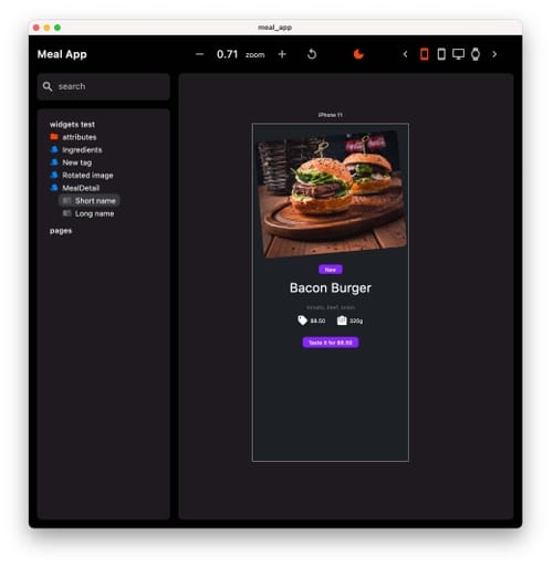Widgetbook - The Custom Widget Library for Flutter